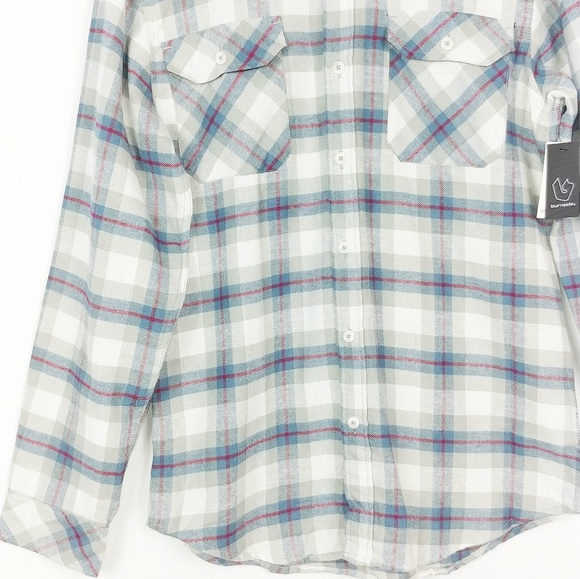 burnside | Shirts | Final Sale Burnside Long Sleeve Flannel Shirt ...